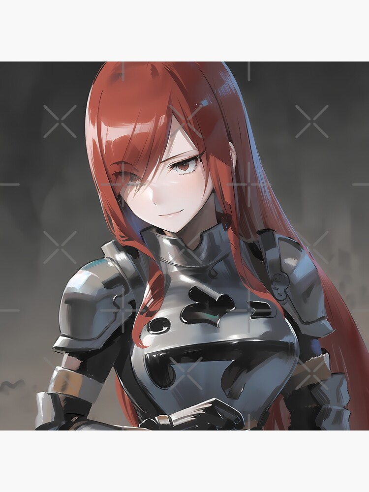 "Erza Scarlet Fairy Tail" Poster for Sale by lucapowerz08 | Redbubble