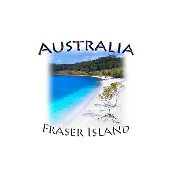 "Australia, Queensland - Fraser Island" Sticker for Sale by Adam ...