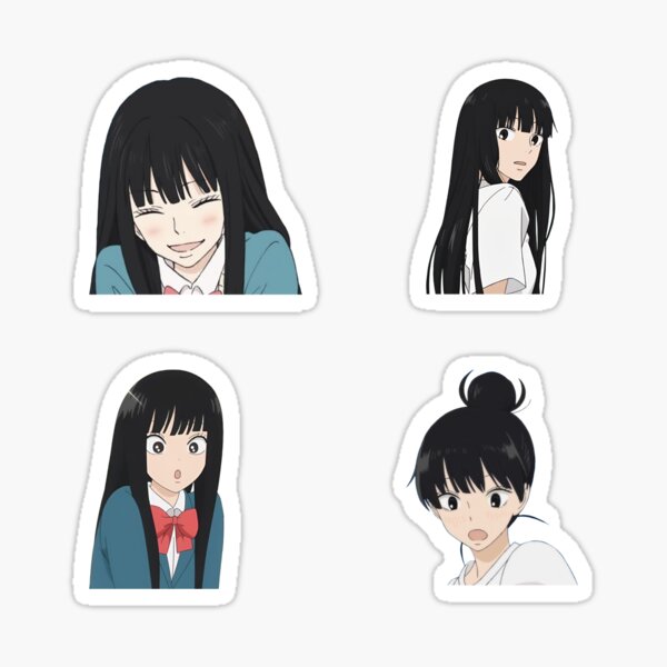 "Sawako Pretty Faces Pack Fanart " Sticker for Sale by aeeenry | Redbubble
