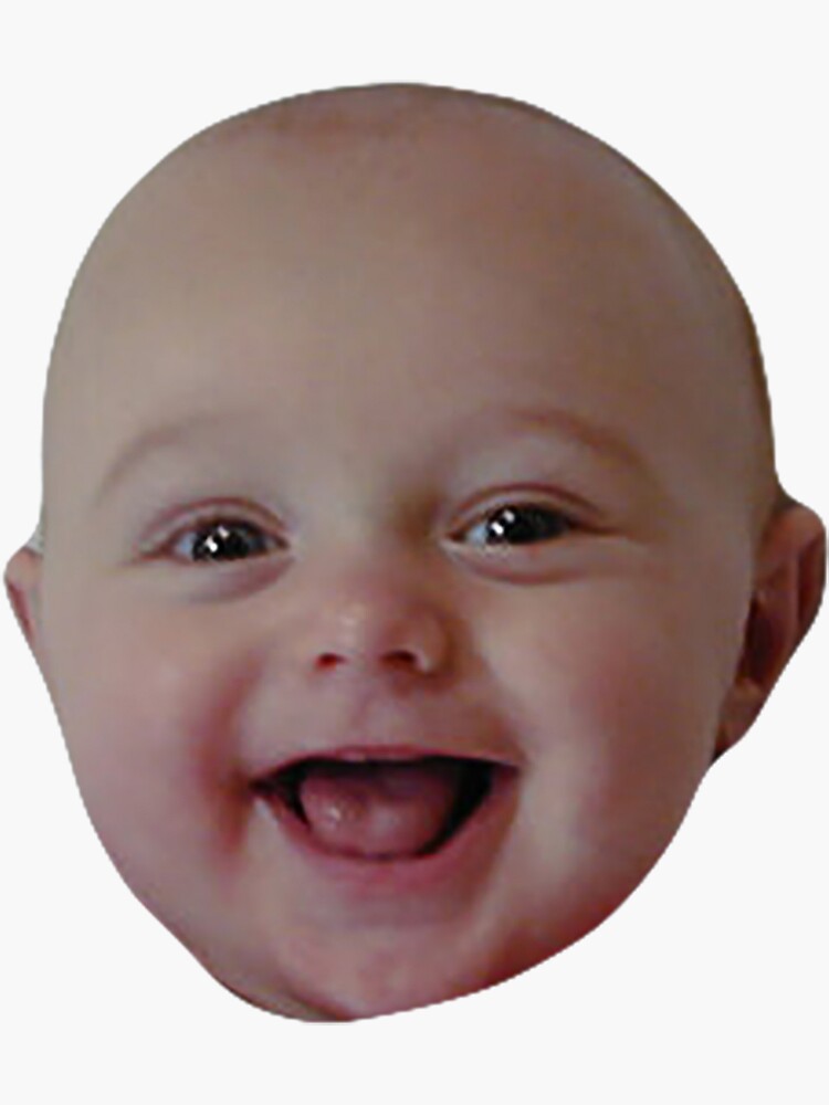 "Aka-san (Gachimuchi baby face)" Sticker for Sale by NixoNS | Redbubble