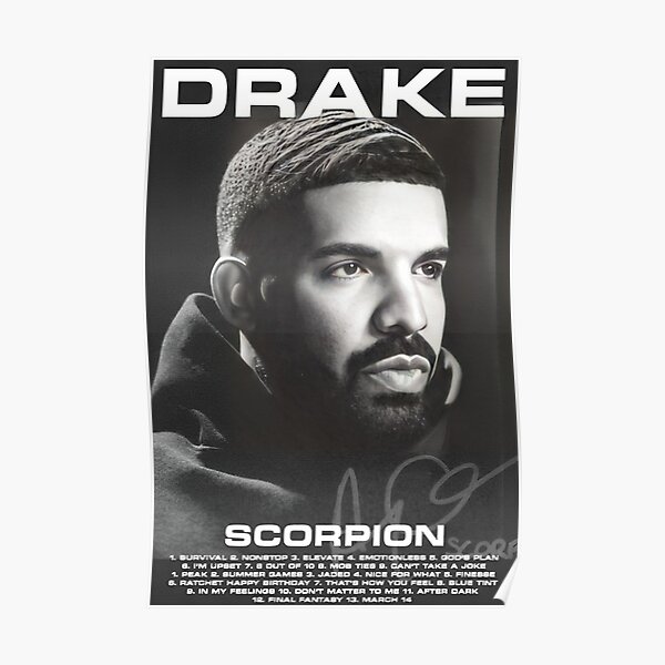"Drake - Scorpion" Poster for Sale by margaretalexan | Redbubble