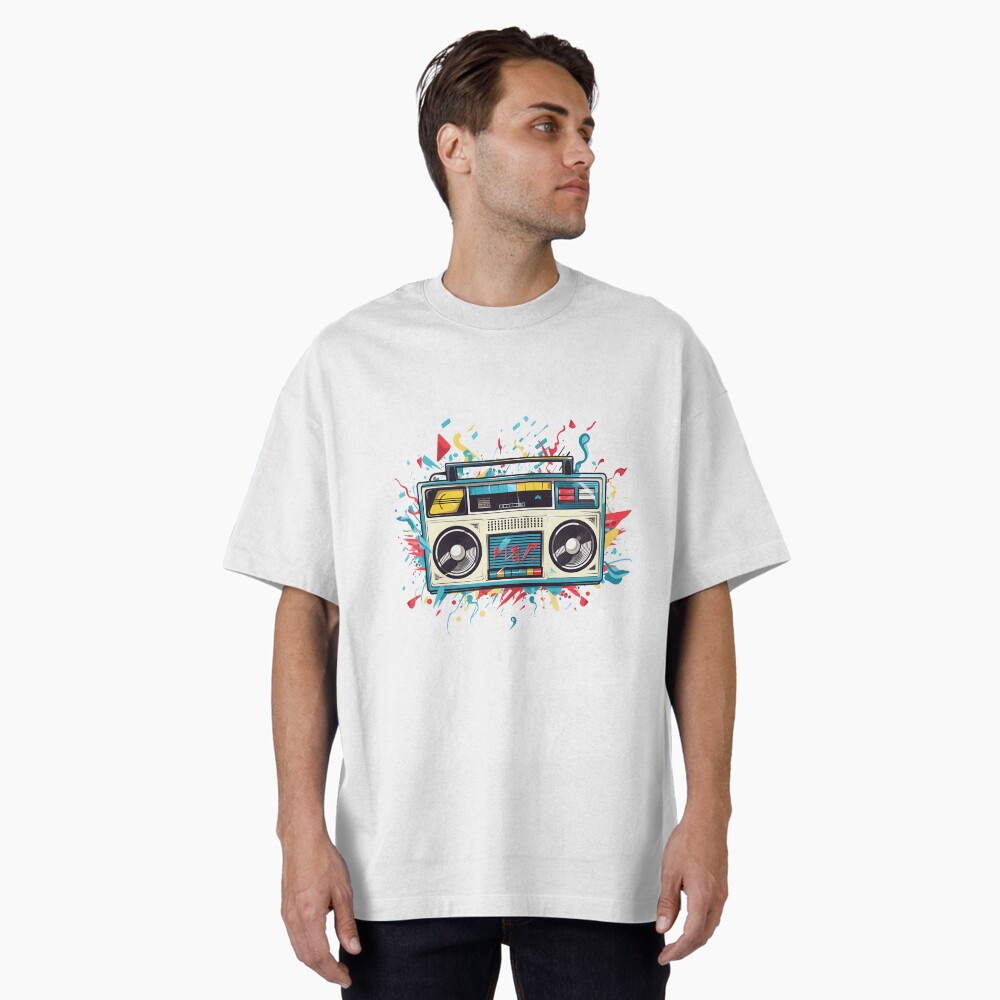 "Retro Hi-Fi System Sticker" Sticker by ArtMotionFlow | Redbubble