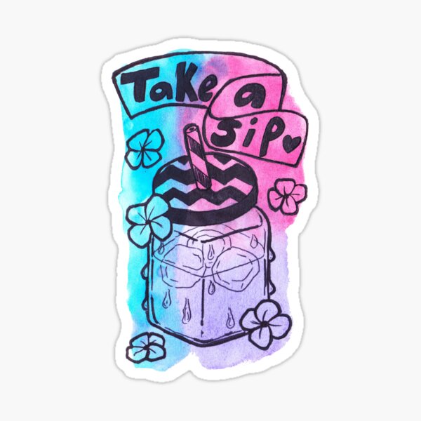 Mason Jar Drinks Stickers | Redbubble