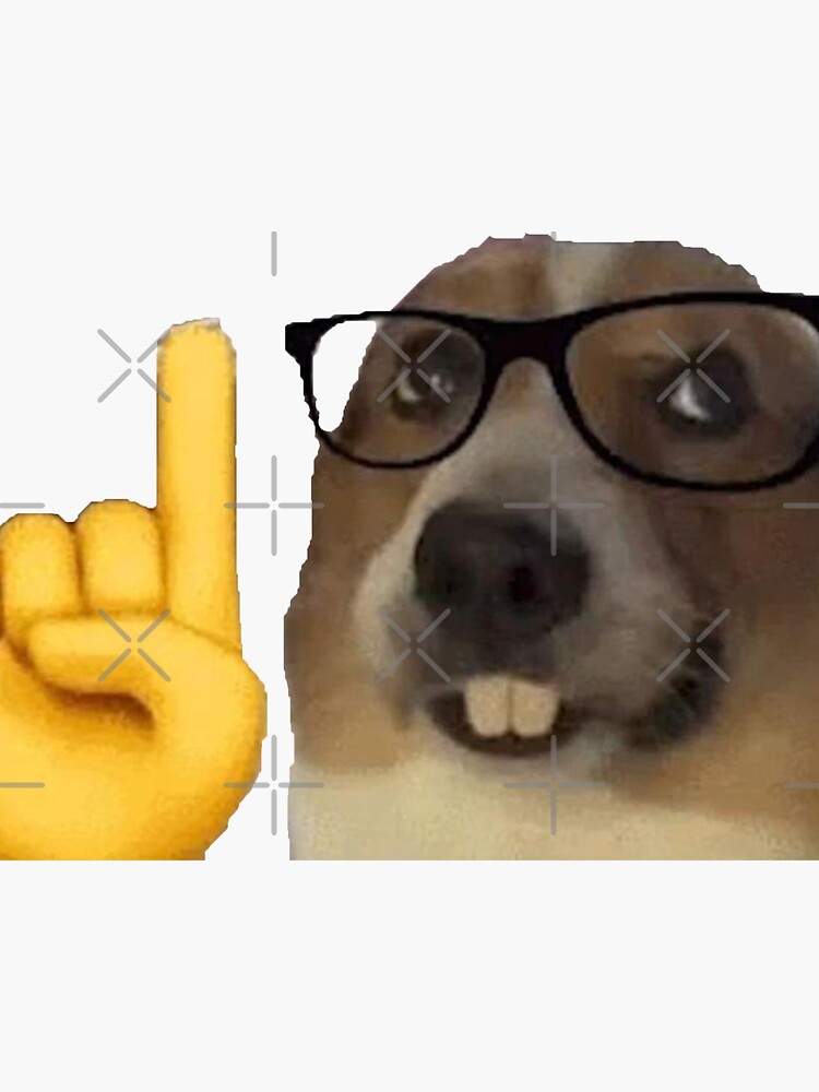"nerd dog" Sticker for Sale by goon-street | Redbubble