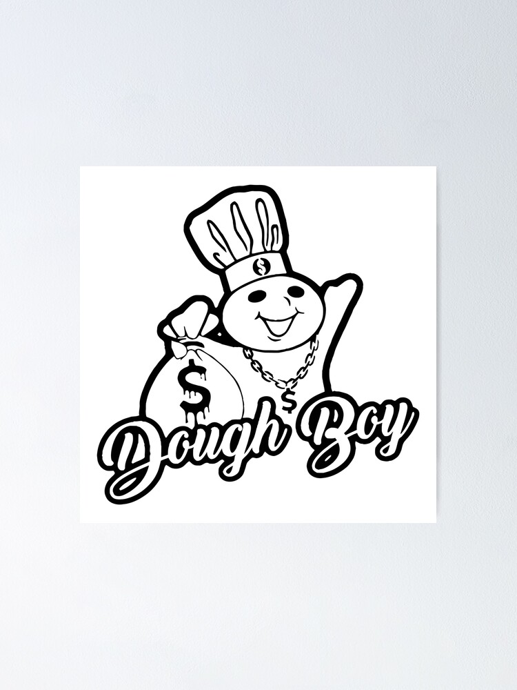 "Dough Boy Money Bag Pillsbury Pools" Poster for Sale by williamsethan ...