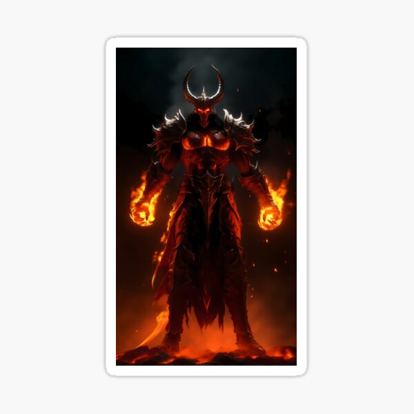 Shadow Fiend Dota 2 Art Stickers for Sale | Redbubble