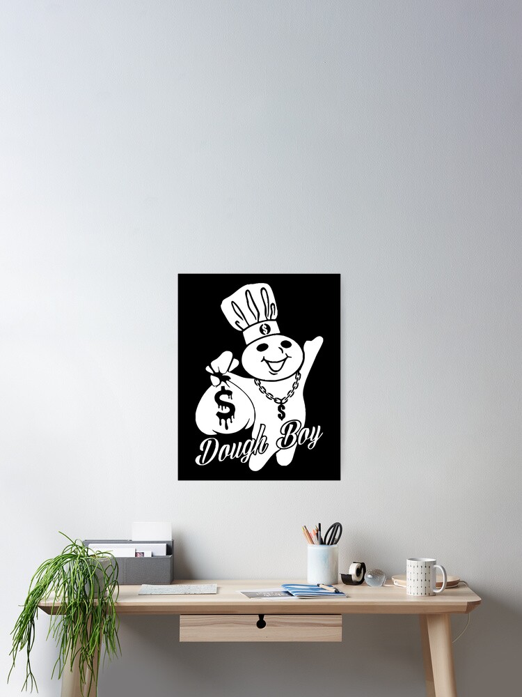 "Dough Boy Money Bag Pillsbury Pools" Poster for Sale by williamsethan ...
