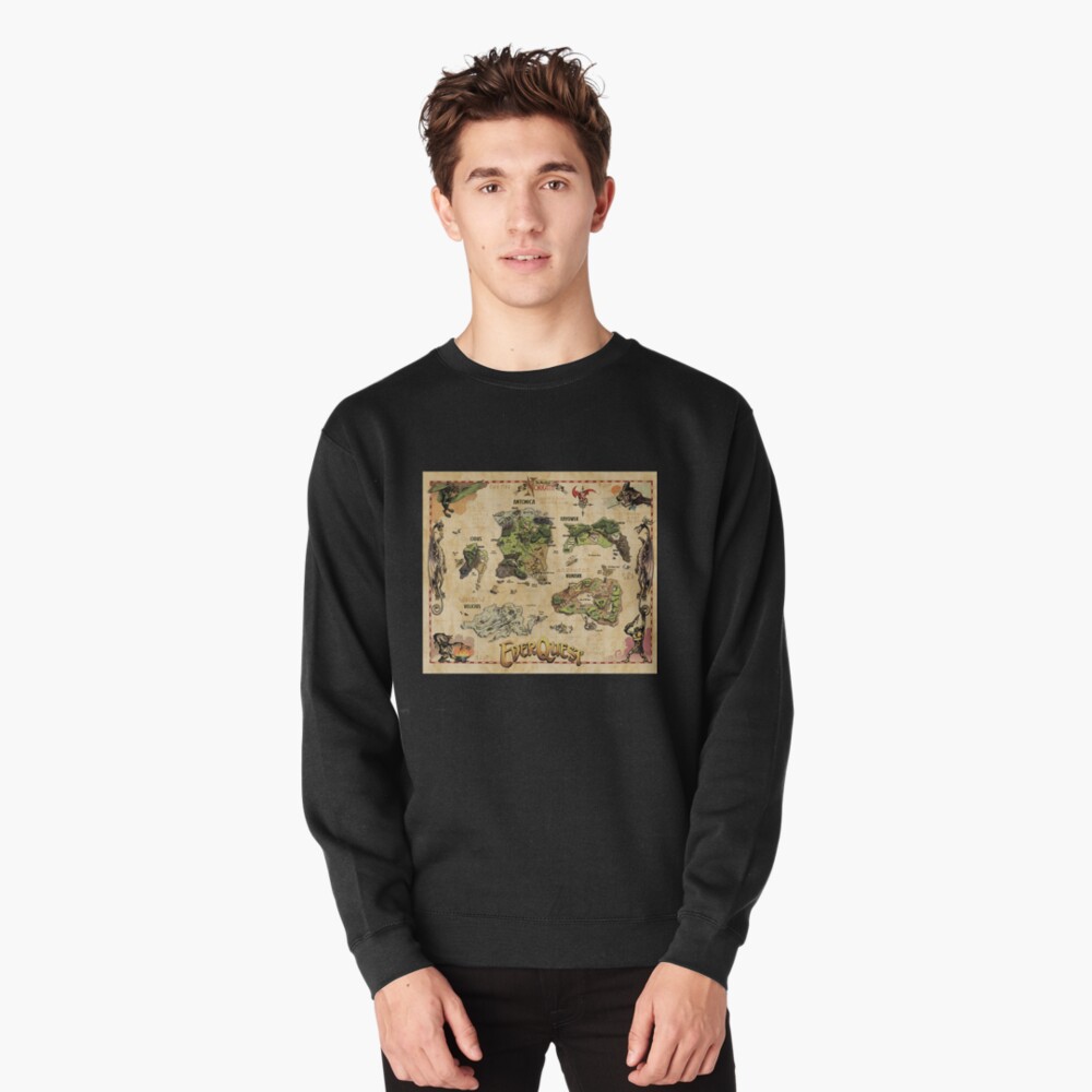 "Everquest World of Norrath Map . " Sticker for Sale by jaharsenist ...