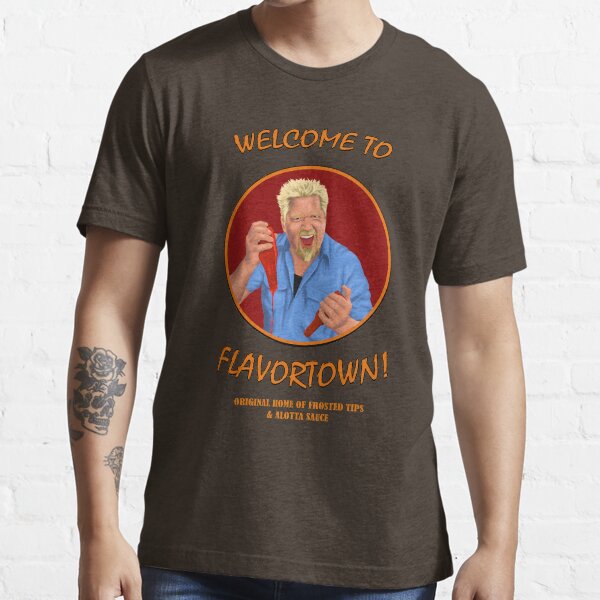 "Welcome to Flavortown Guy Fieri" T-shirt for Sale by OscarD | Redbubble | vintage t-shirts ...
