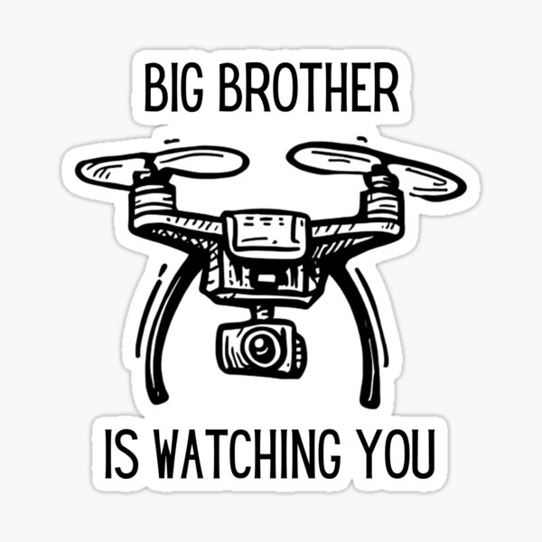 "big brother is watching you" Sticker for Sale by ptNB | Redbubble