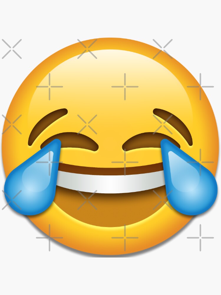 Sticker « Emoji qui rit », par Ange26 | Redbubble