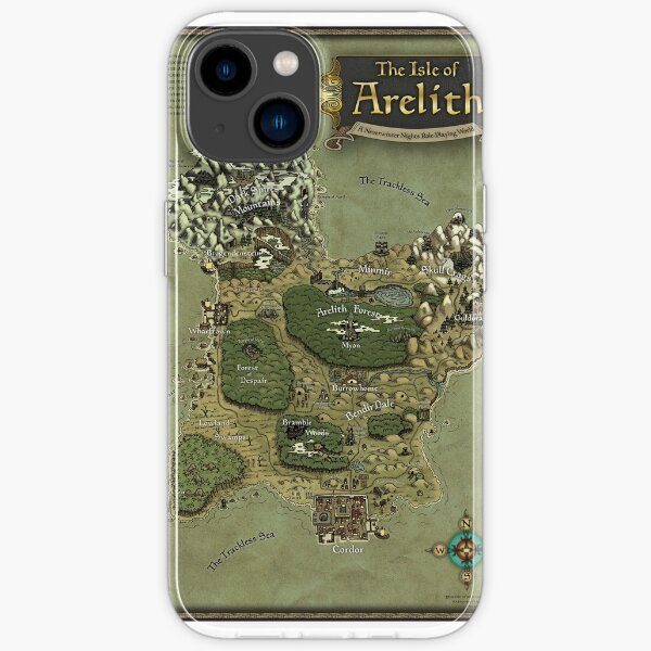 "Arelith Map" iPhone Case for Sale by Artos | Redbubble