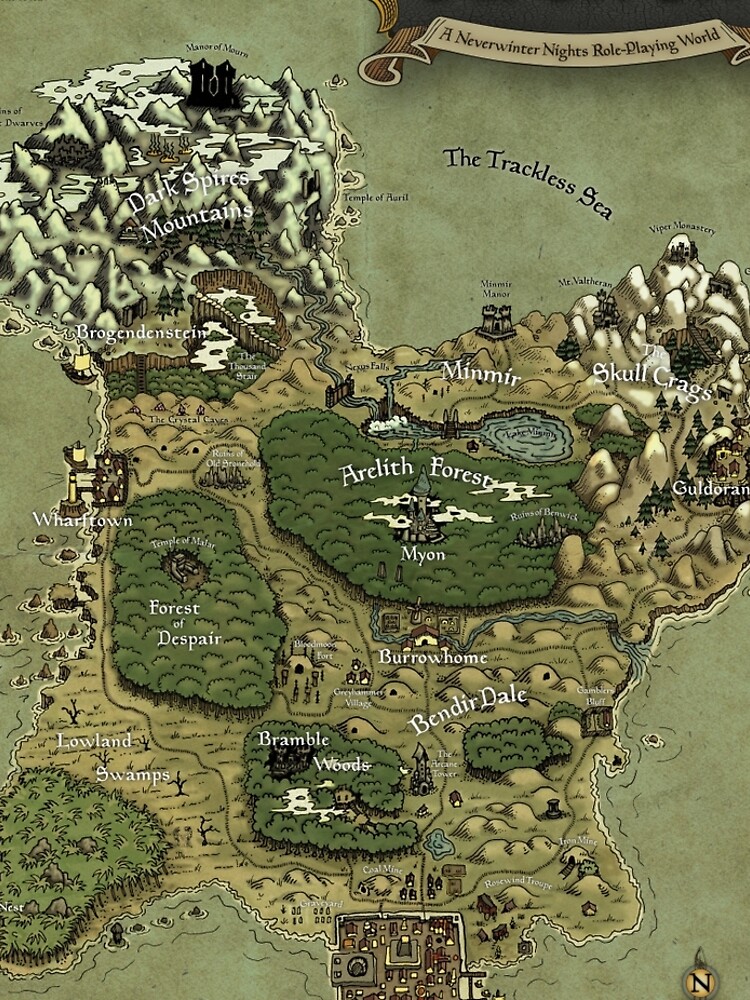 "Arelith Map" Leggings for Sale by Artos | Redbubble