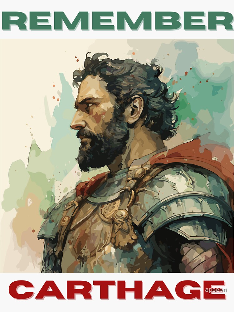 "Hannibal of Carthage - history " Sticker for Sale by apseen | Redbubble