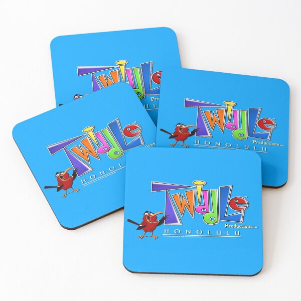 "Twiddle Productions Logo" Coasters (Set of 4) for Sale by TwiddleProd ...