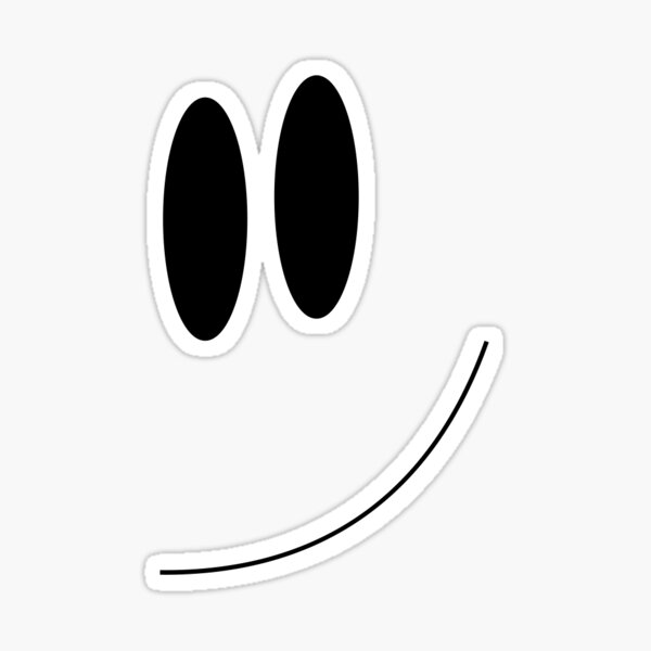 "simple smiley face " Sticker for Sale by PramodR | Redbubble