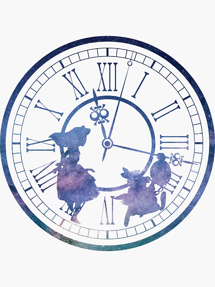 "Time. Alice in Wonderland" Sticker for Sale by margindot | Redbubble