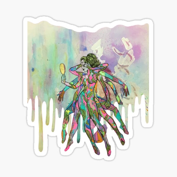 "Vanity " Sticker for Sale by panplutonic | Redbubble