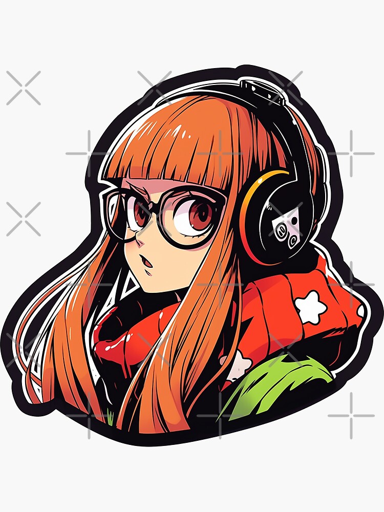 "Persona 5 - Futaba" Sticker for Sale by SchellStation | Redbubble