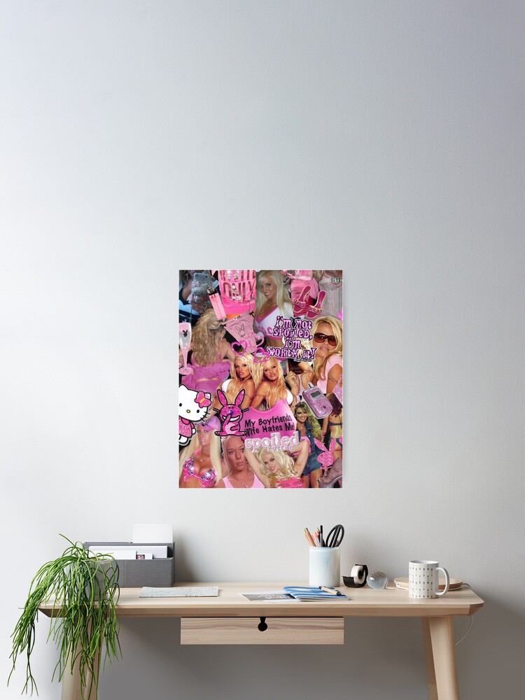 "2000s girly collage" Poster for Sale by Eternallykawaii | Redbubble
