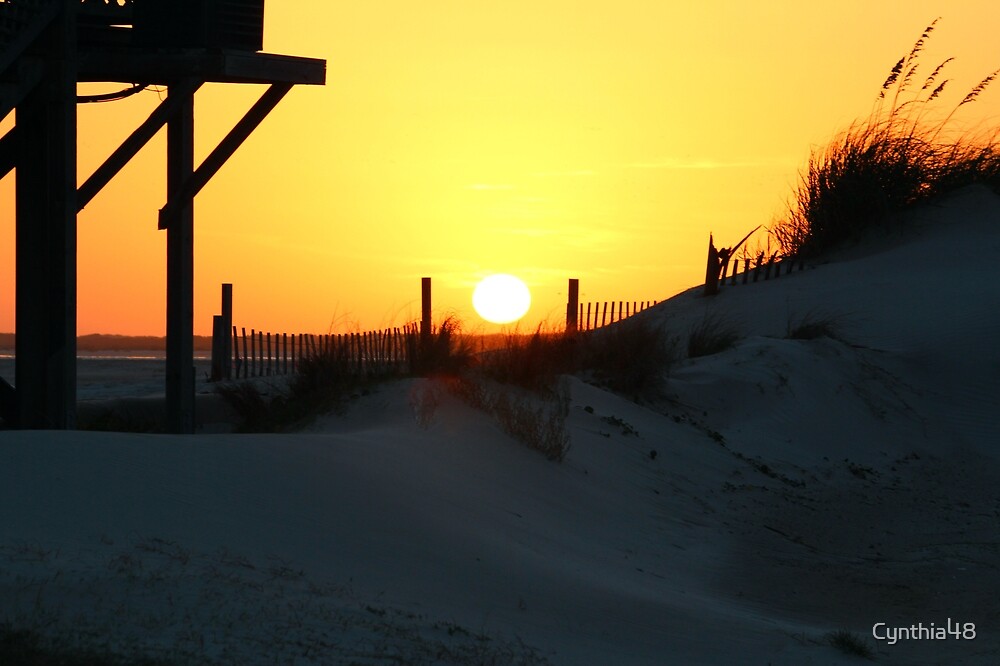 "Emerald Isle Sunset" by Cynthia48 | Redbubble