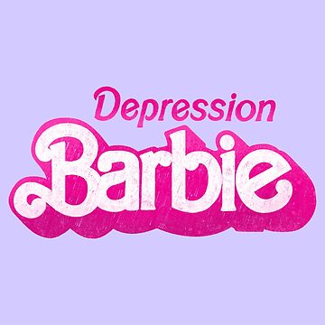 "Depression Barbie" Sticker for Sale by Ohmera | Redbubble
