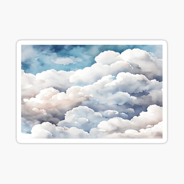 "Pastel Clouds" Sticker for Sale by PilesToSmiles | Redbubble
