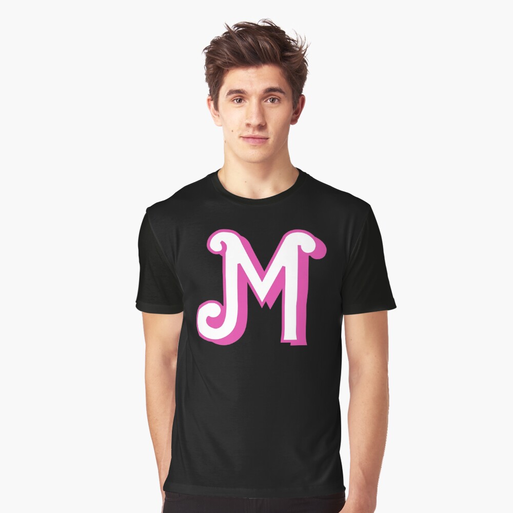"Bubble Pink Letter M Sticker Pack - Monogram - Initial - Alphabet ...