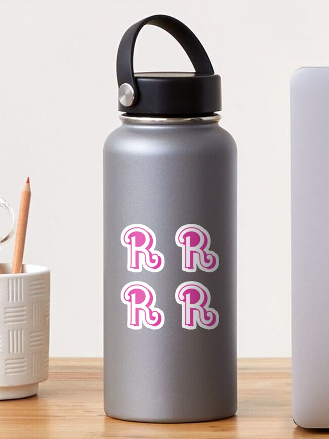 "Bubble Pink Letter R Sticker Pack - Monogram - Initial - Alphabet ...