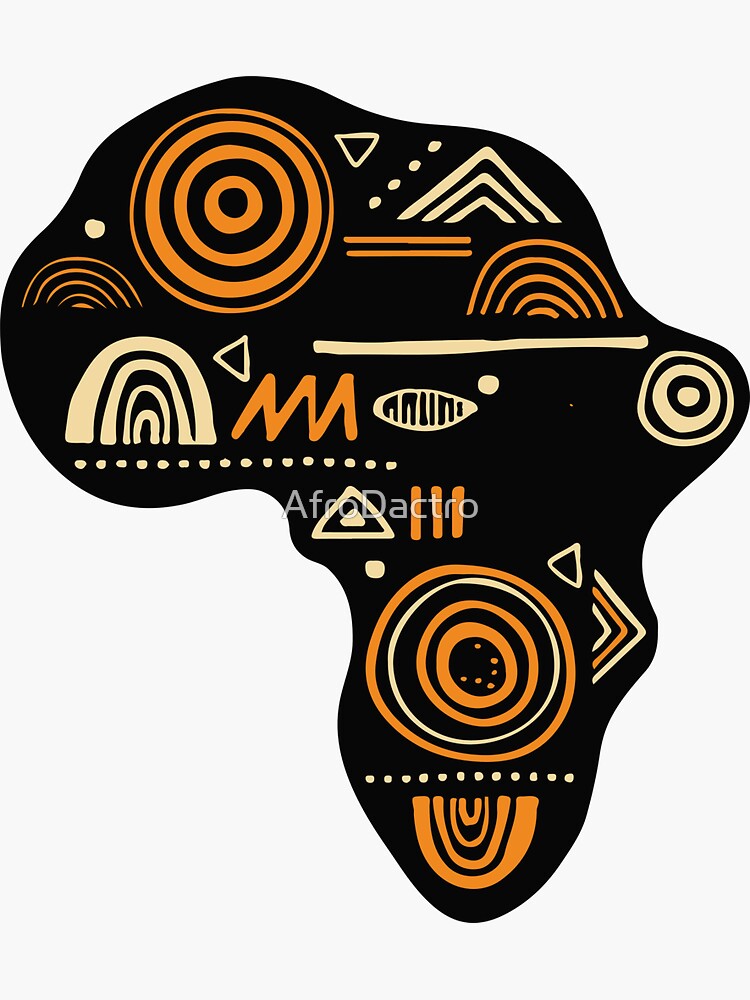 "African cultures " Sticker for Sale by AfroDactro | Redbubble