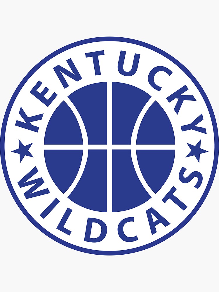"Kentucky Wildcats W/Cut-Out Basketball" Sticker for Sale by ...