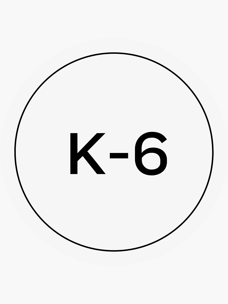 "Oppenheimer K-6 Badge" Sticker for Sale by BelleZeare | Redbubble