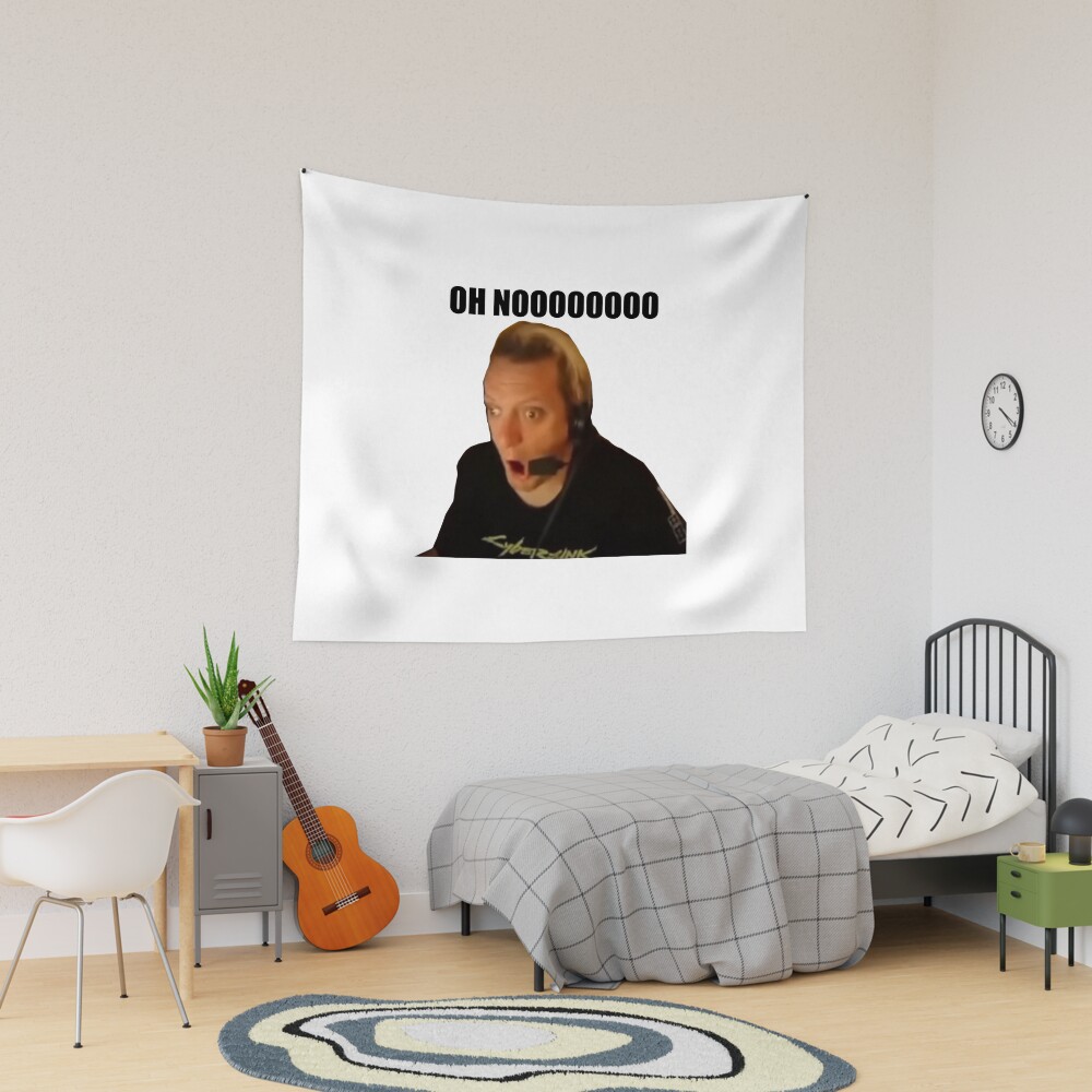 "Oh no meme template cutout" Poster for Sale by Bigbaldred | Redbubble
