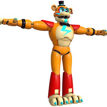 "Glamrock Freddy T-pose - FNAF" Sticker for Sale by Dopyrrrr | Redbubble