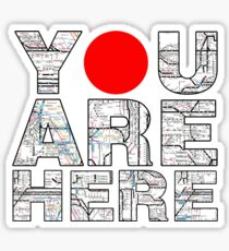 You Are Here: Stickers | Redbubble