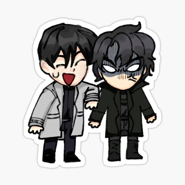 "Kim Dokja/ Yoo Joonghyuk funny sticker" Sticker by Gu Ro | Redbubble