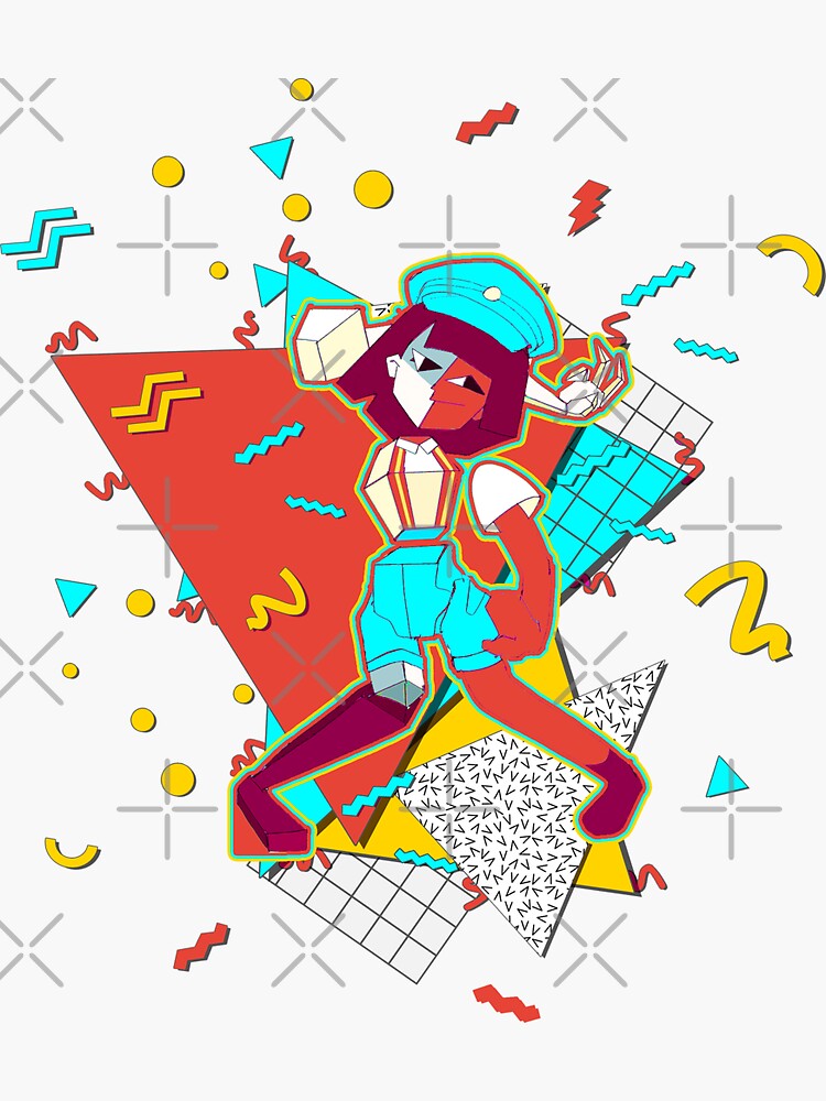 "ENA Second Season *90s graphic design*" Sticker for Sale by Carryneon ...