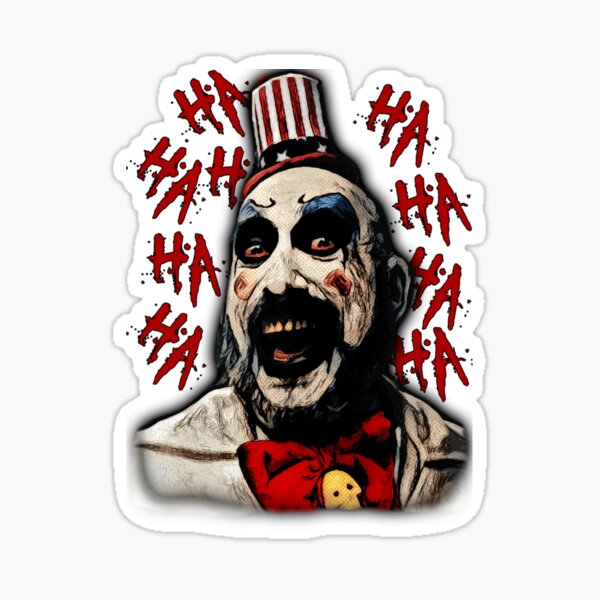 "Captain Spaulding " Sticker for Sale by PhilipPichette | Redbubble