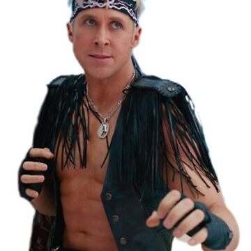 "Macho Patriarchy Ken Barbie Movie Ryan Gosling" Sticker for Sale by ...