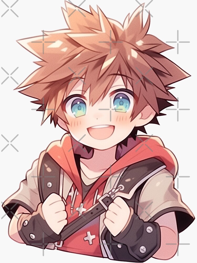 "Kingdom Hearts - Sora" Sticker for Sale by SchellStation | Redbubble