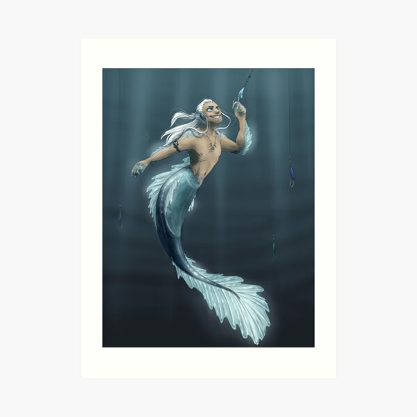 Merman Art Prints | Redbubble