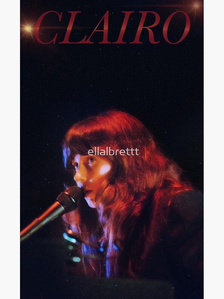 "Clairo print" Poster for Sale by ellalbrettt | Redbubble
