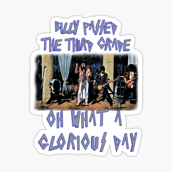 "Billy passed the third Grade" Sticker for Sale by JTK667 | Redbubble