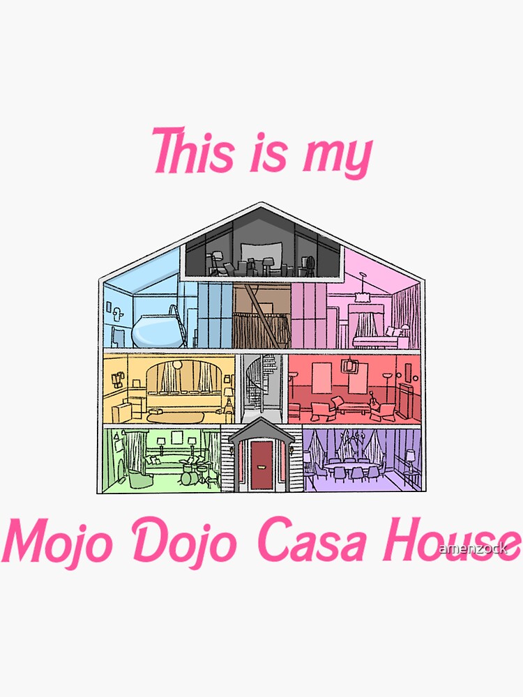 "Mojo Dojo Casa House (Taylor's Version)" Sticker for Sale by amenzock ...