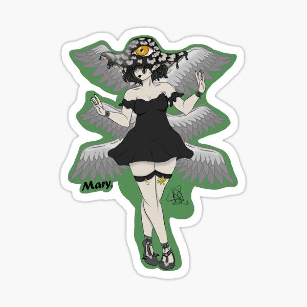 "Mary" Sticker for Sale by plarpart | Redbubble