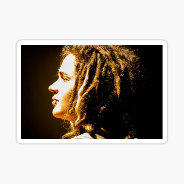 "Dreadlock Girl " Sticker for Sale by colinsart | Redbubble