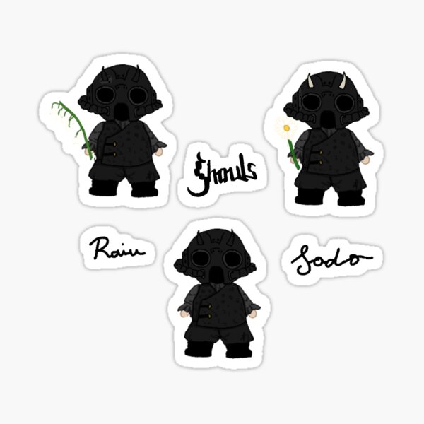"Chibi Nameless Ghouls Pack" Sticker for Sale by dracopox | Redbubble