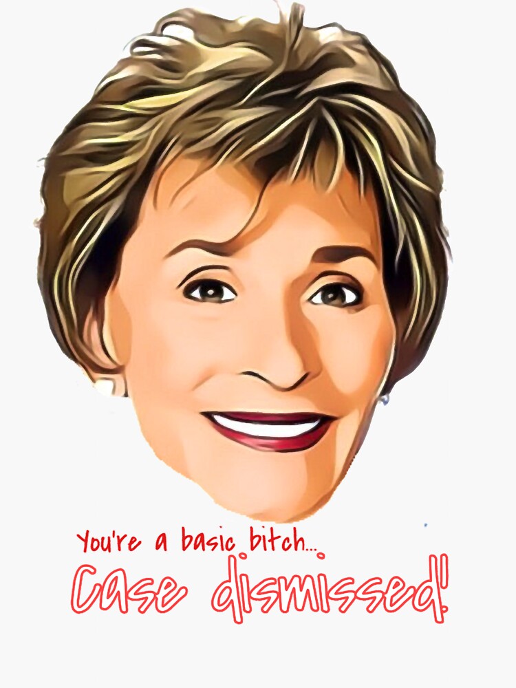 "Judge Judy Classic (2)" Sticker for Sale by ammondse | Redbubble