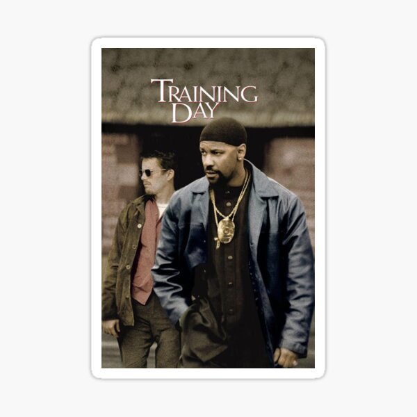 "Training Day Movie 2001" Sticker for Sale by FrankHellen | Redbubble