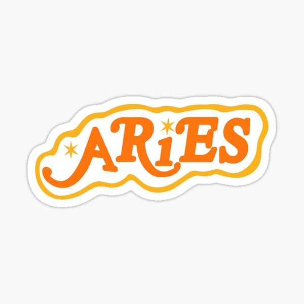 "Aries" Sticker for Sale by IsabelleBellino | Redbubble